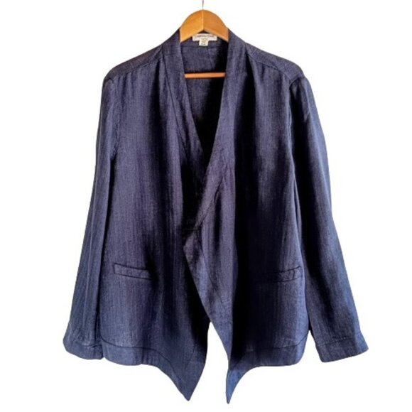Coldwater Creek | Jackets & Coats | Coldwater Creek Navy Blue Easy ...